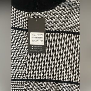 Haute Rogue | Sweaters | Haute Rogue Black And White Houndstooth ...